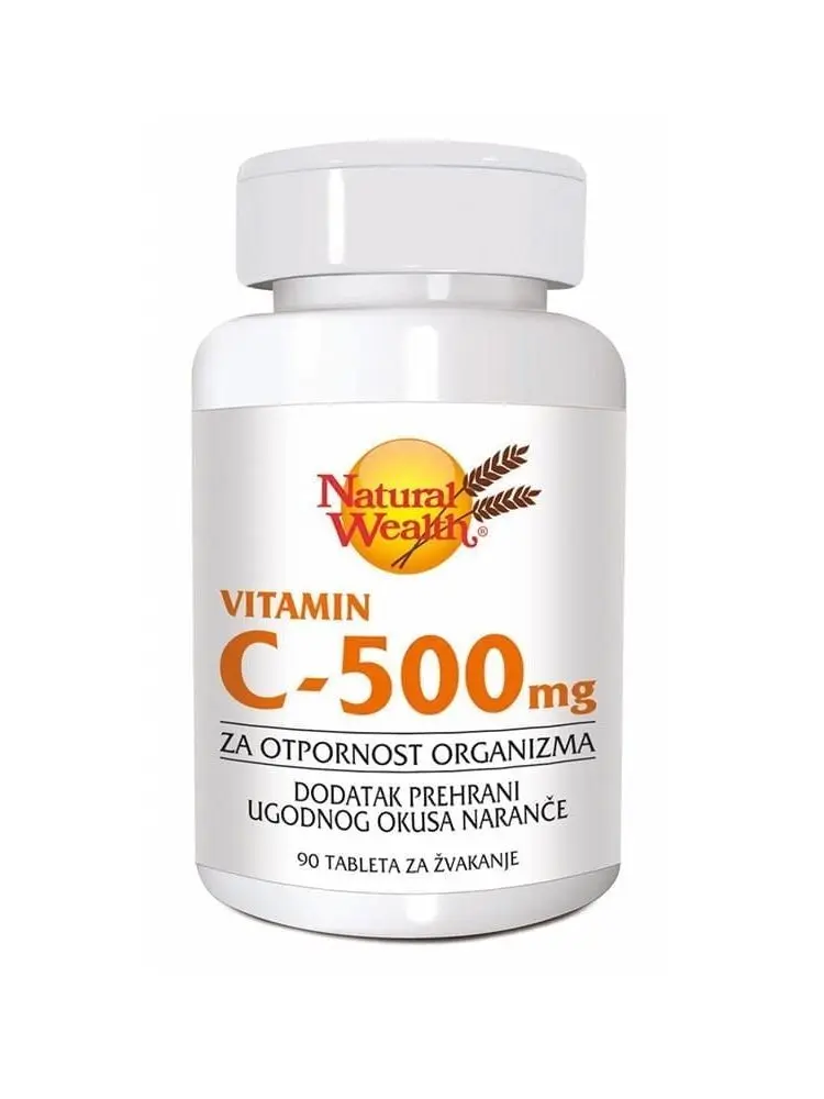 Natural Wealth Vitamin C, 500mg, 90 tableta