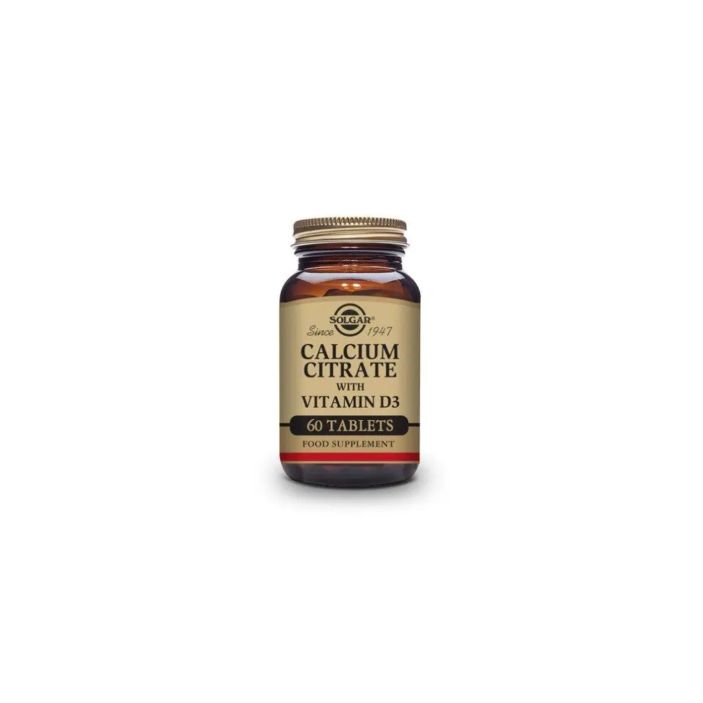 Solgar Kalcijum Citrat Plus Vitamin D, 60 tableta