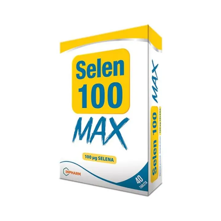 INPHARM Selen 100 Max Tablete, 40 komada