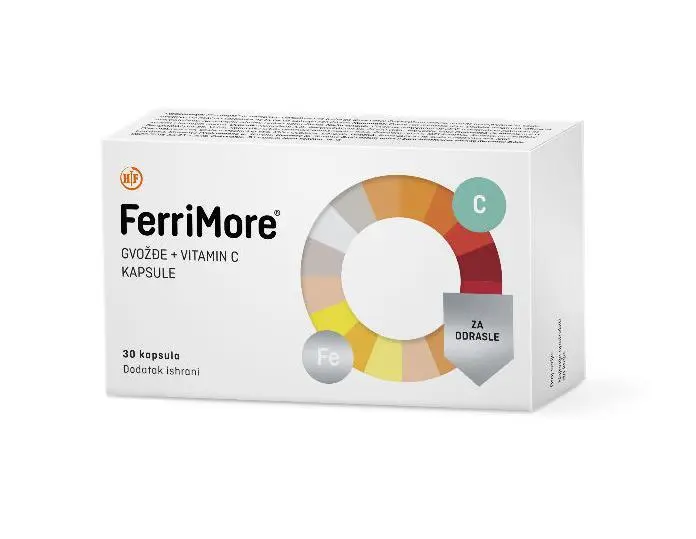 Hemofarm Ferrimore kapsule, 30 kapsula