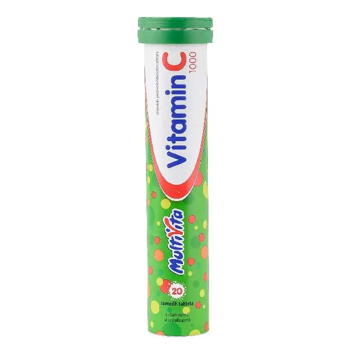 MULTIVITA Vitamin C 1000mg, 20 šumećih tableta