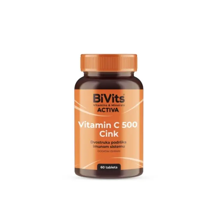 Bivits Activa Vitamin C 500 CINK A60