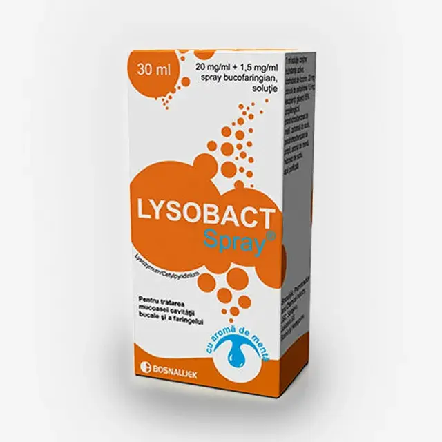 Lysobact P Sprej za grlo, Pepermint, 30 ml