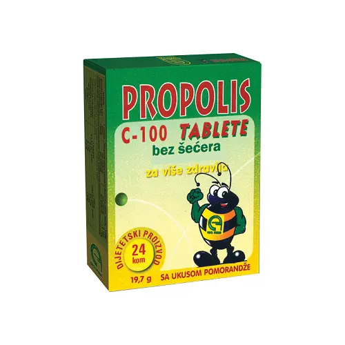 Eko Farm Propolis c, 100 diet, 24 tablete