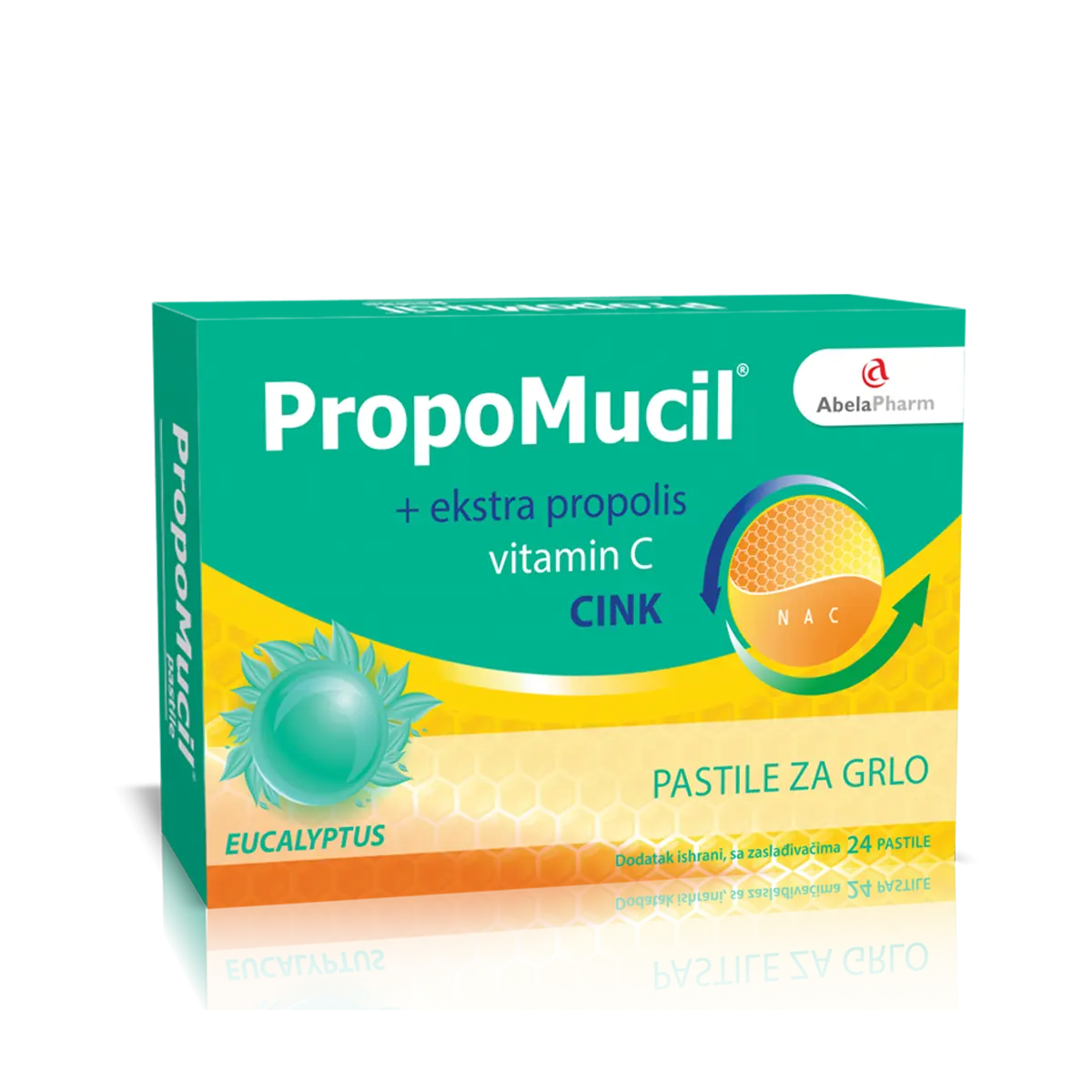 PropoMucil® pastile eukaliptus, 24 pastile