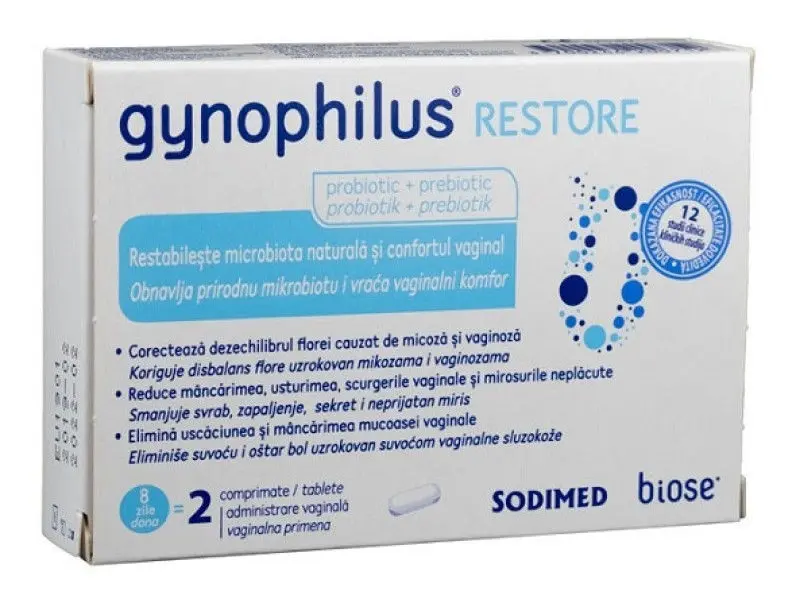 GYNOPHILUS Restore vaginalne tablete, 2 komada