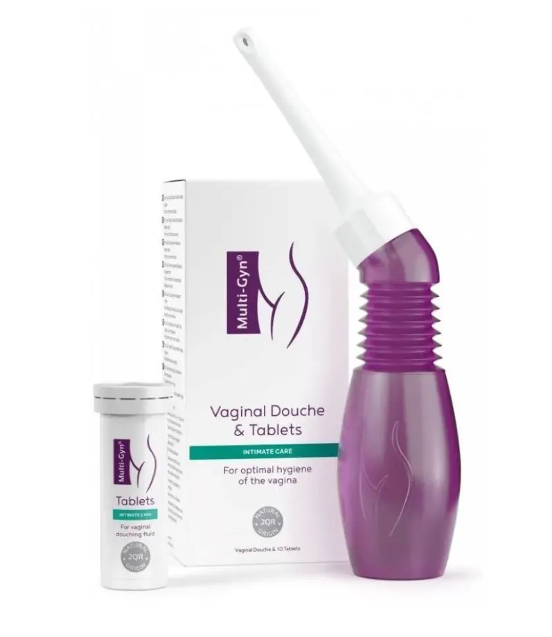 Vaginalni irigator + tablete Douche Combipack, 10 tableta