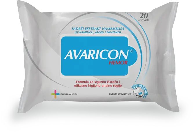 Pharmanova Avaricon hermor vlažne maramice 20 kom