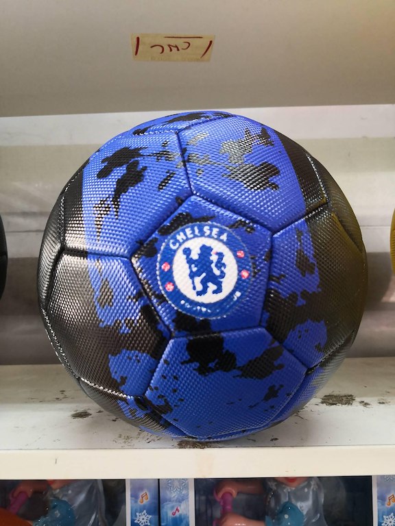 Crno plava kožna fudbalska lopta Chelsea – Crno plava kožna fudbalska lopta Chelsea