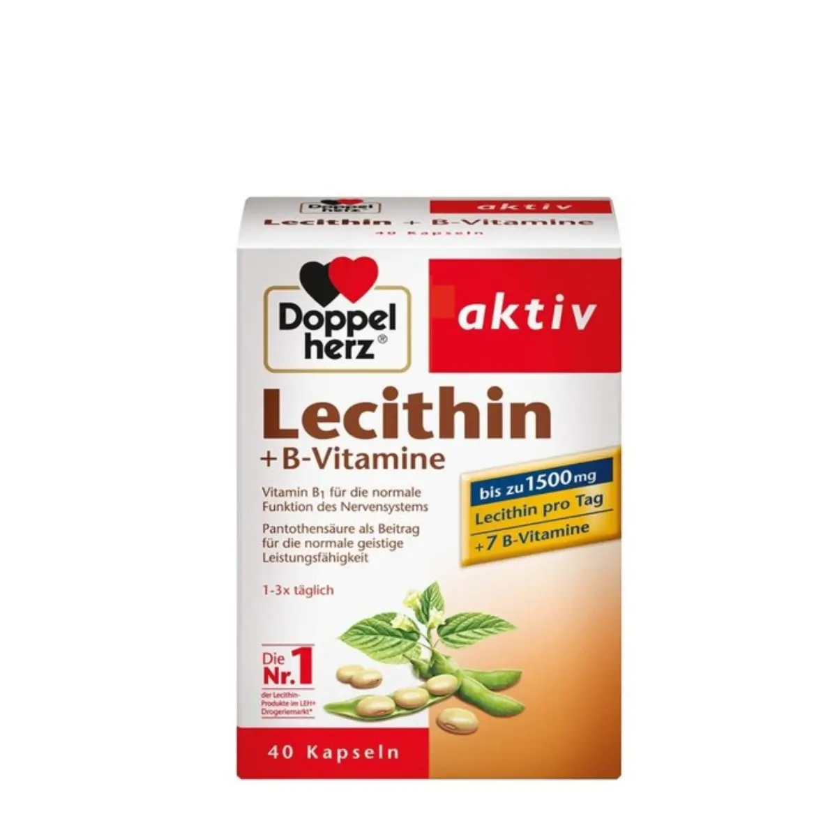 Doppel Herz Lecitin i B vitamini, 40 kapsula