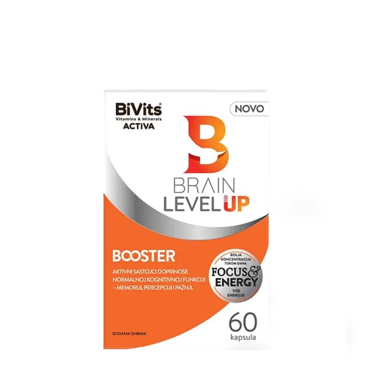 BiVits Brain Level up Booster, 60 kapsula