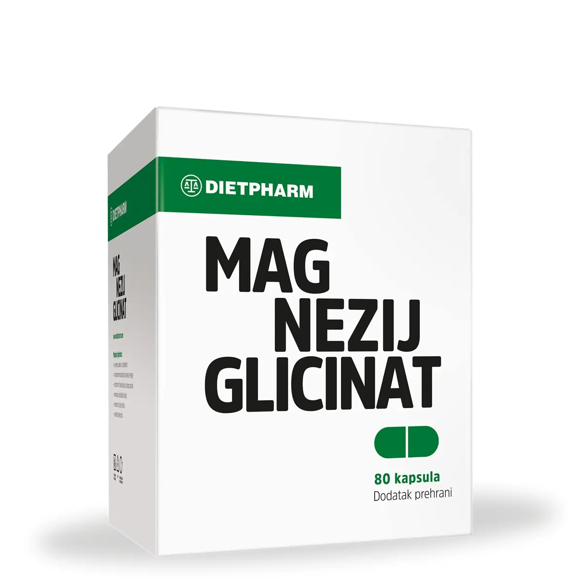 Dietpharm Magnezijum glicinat, 80 kapsula