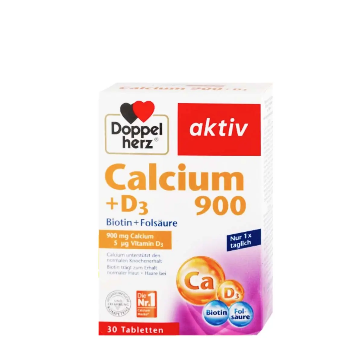 Doppel Herz Kalcijum D3 biotin, 30 tableta