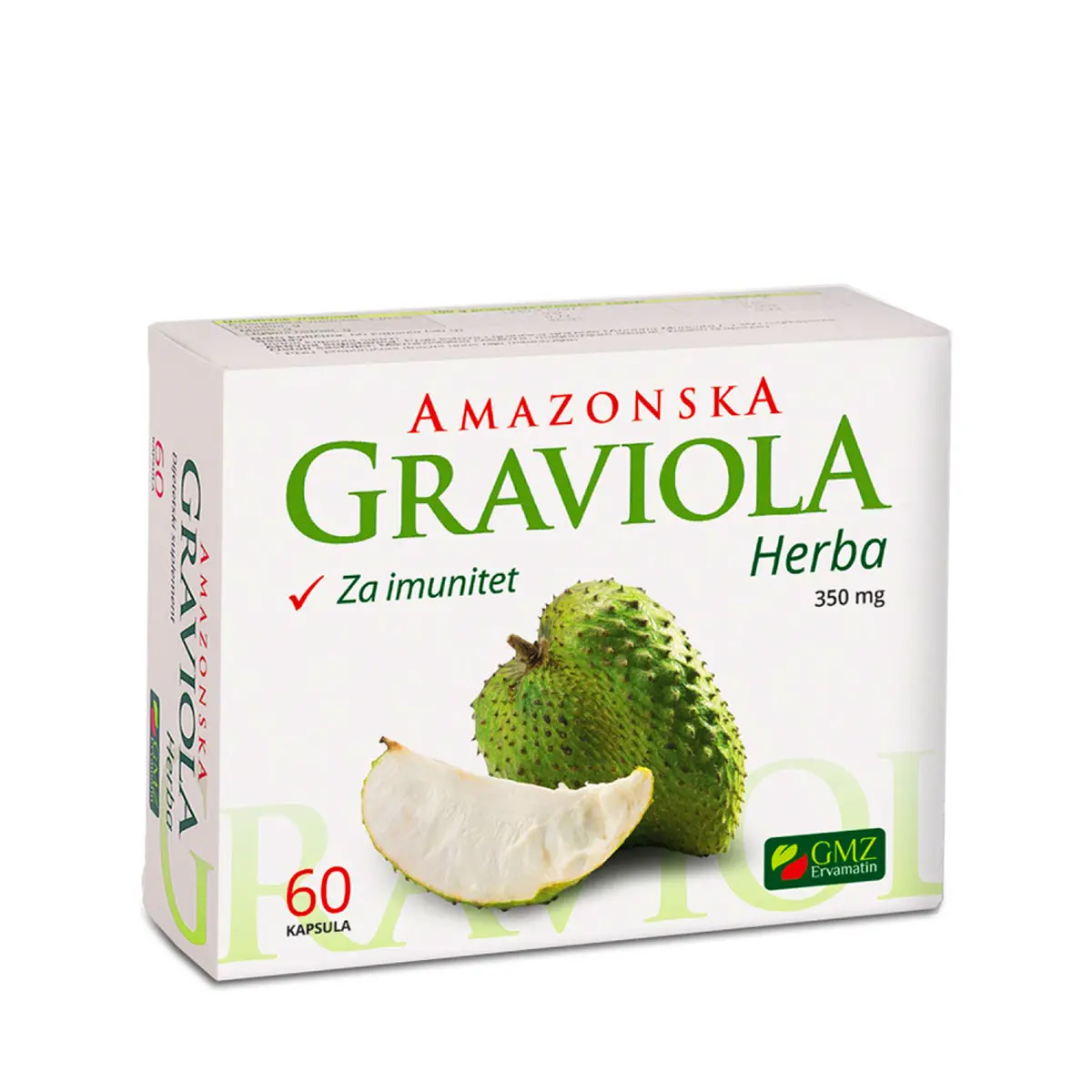 GMZ ERVAMATIN Amazonska Graviola herba 350mg 60/1 127520