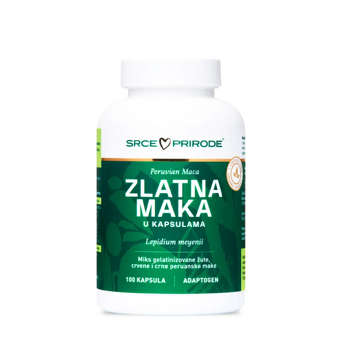 SRCE PRIRODE Peruanska zlatna maka 500mg 100 kapsula 113933