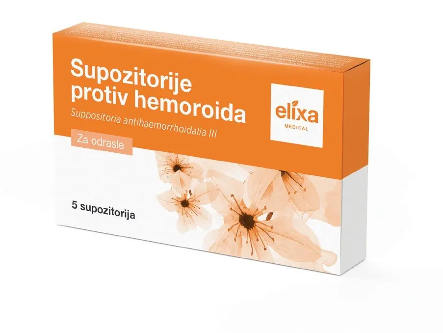 Elixa Supozitorije protiv hemoroida