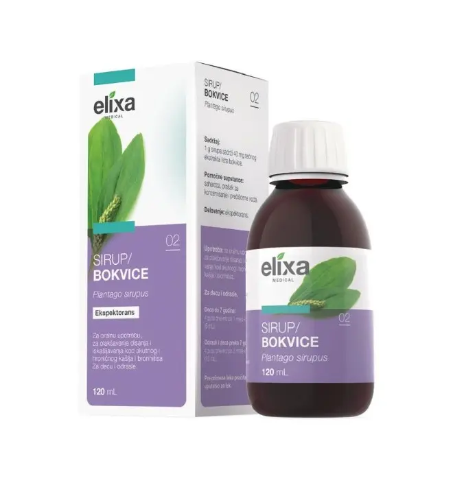 Elixa Sirup od bokvice, 120ml