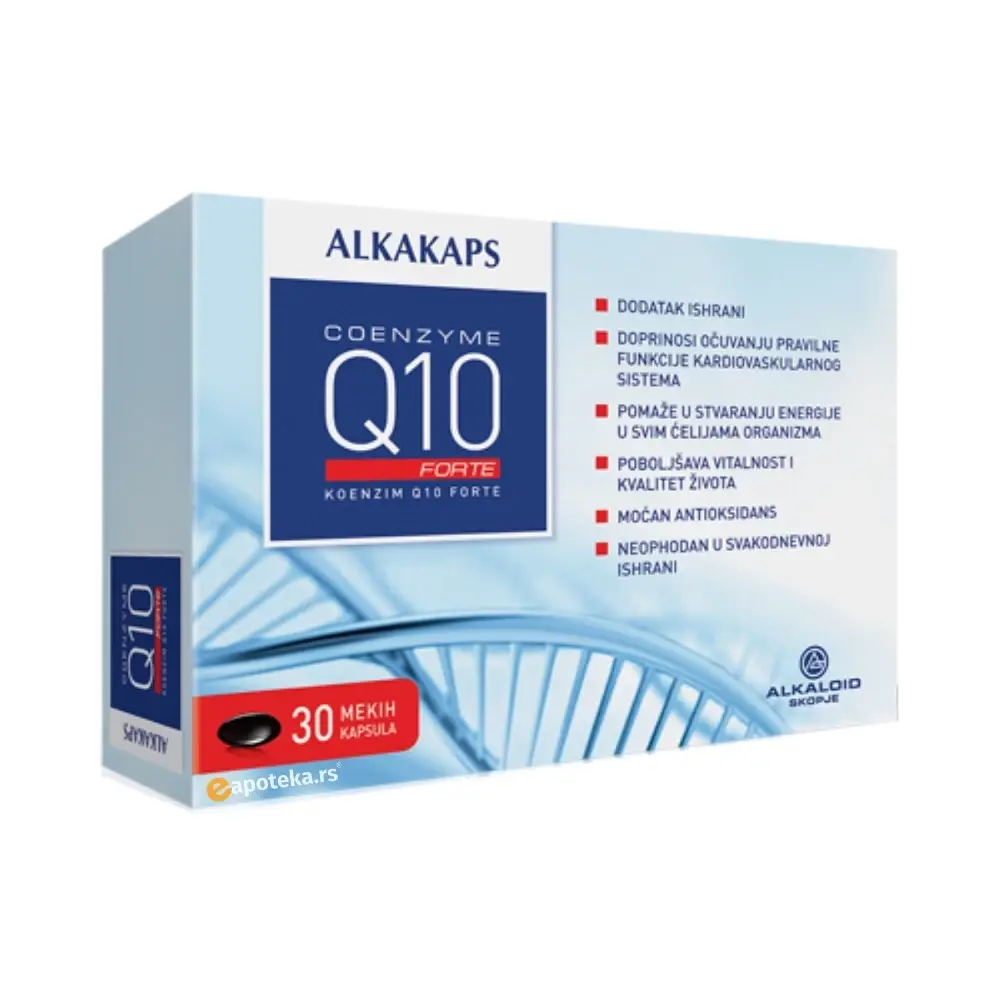 ALKALOID Alkakaps Koenzim Q10 Forte 30 mg 30 kapsula