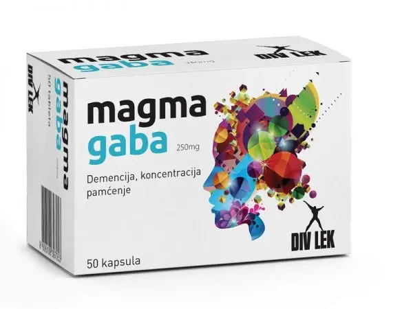 Div Lek Magma Gaba, 250mg, 50 kapsula