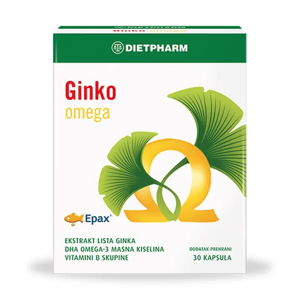 DIETPHARM Ginko omega kapsule, 30 kom