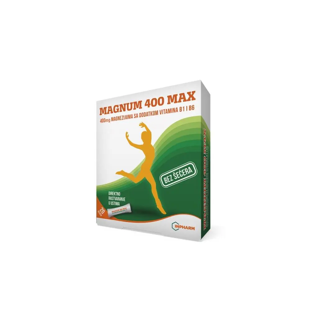 INPHARM Magnum 400 max, 20 kesica