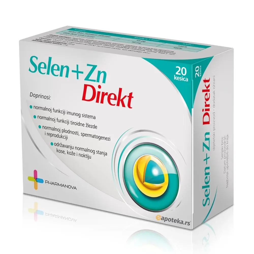 Pharmanova Selen + ZN Direkt a 20 kesica