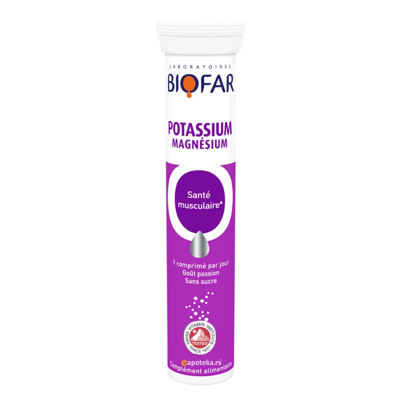 BIOFAR POTASSIUM Kalijum i Magnezijum, 20 Eff