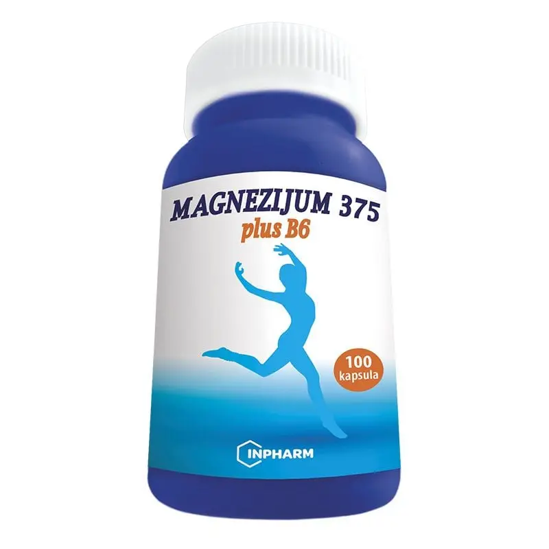 INPHARM Magnezijum 375+B6 A100