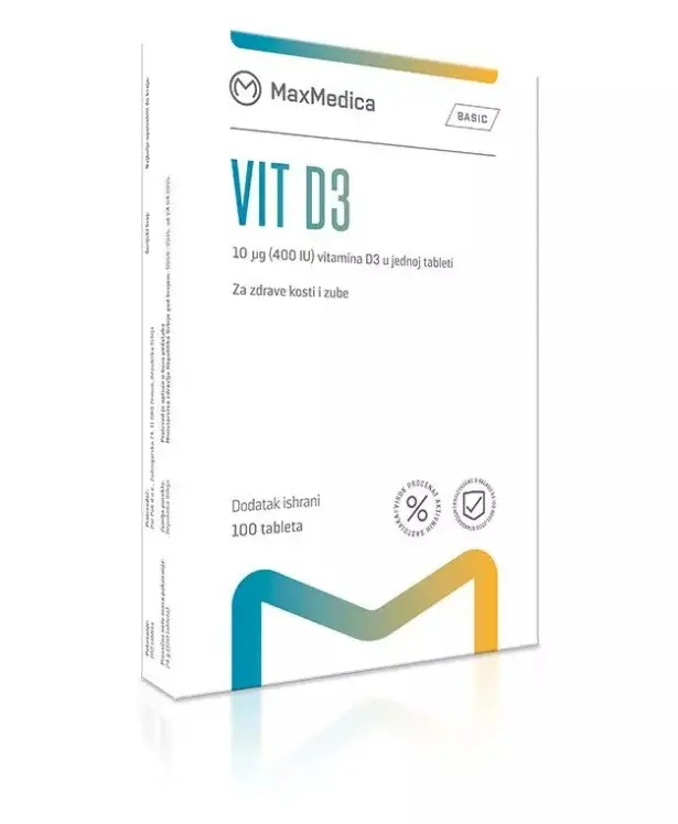 MAXMEDICA Vitamin D3 tablete A100