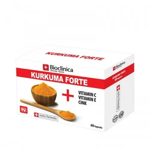 Bioclinica Kurkuma forte, 60 kapsula