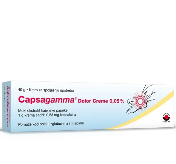 Worwarg Pharma Capsagamma dolor krema 0.05%, 40g