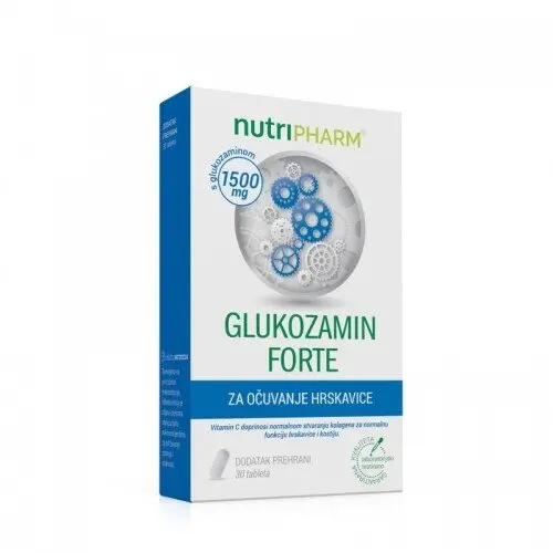 Pharma Swiss D.O.O. Nutripharm glukozamin forte, 1500mg, 30 tableta