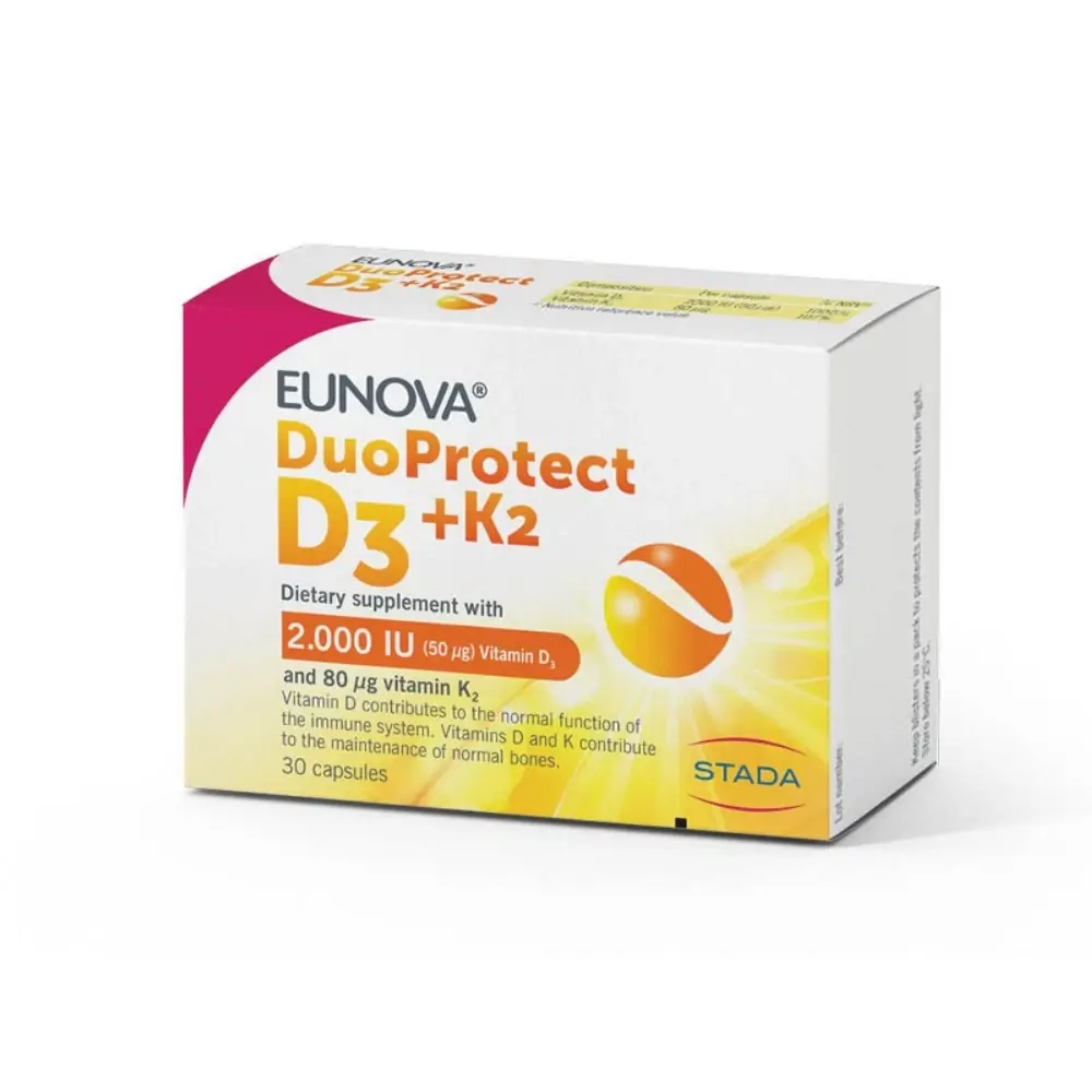 HEMOFARM Eunova duo 2000 tј. Protect D3+K2