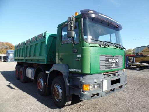 MAN 41.414/EURO 3/8x4/KLIMA/MEILLER /Sauber! kiper