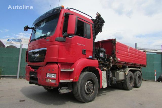 MAN TGS 26.440 6x6H BL - HIAB 166E FUNKFERN Nr: 852 kiper