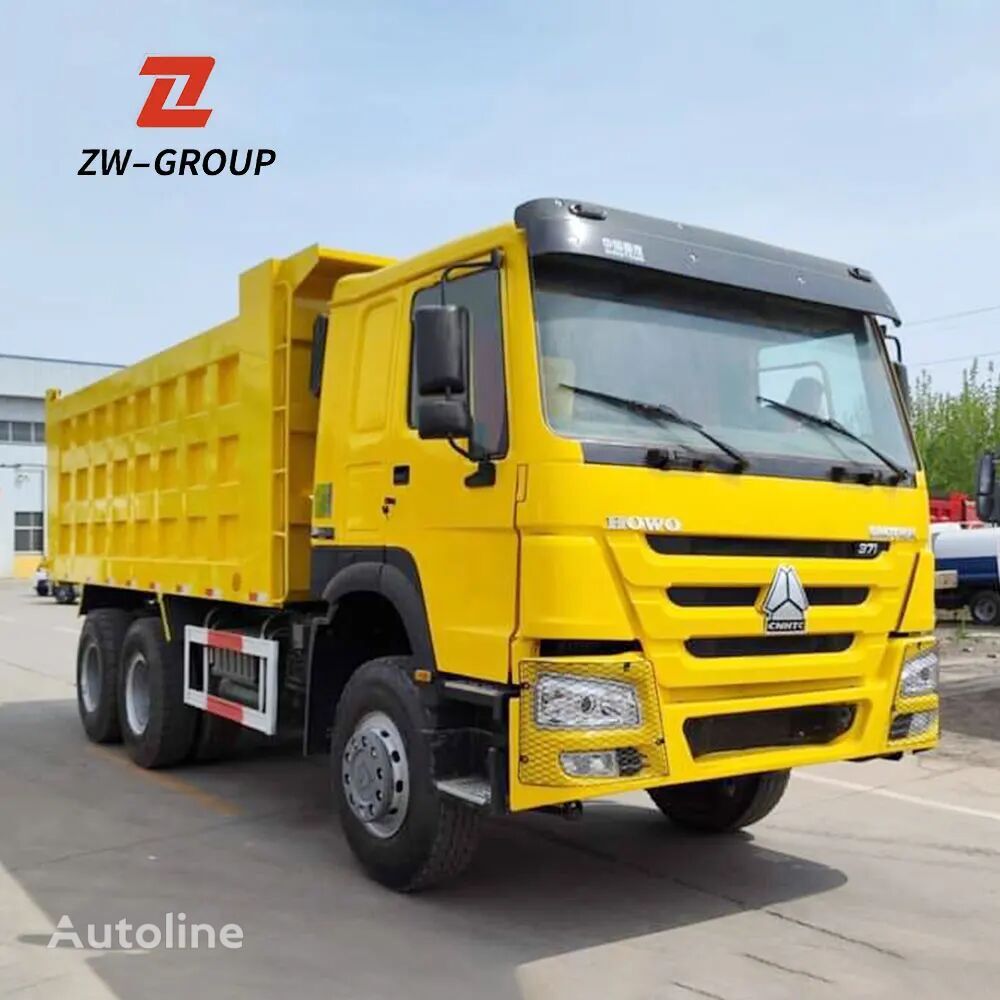 Sinotruk Howo 371hp tipper truck for sale in Zimbabwe kiper