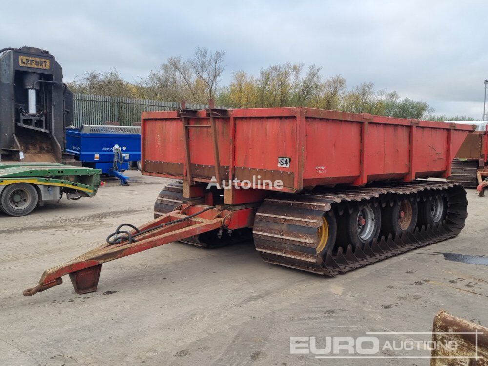 Prodaje se Draw Bar Tracked Dump Trailer prikolicu kiper na aukciji