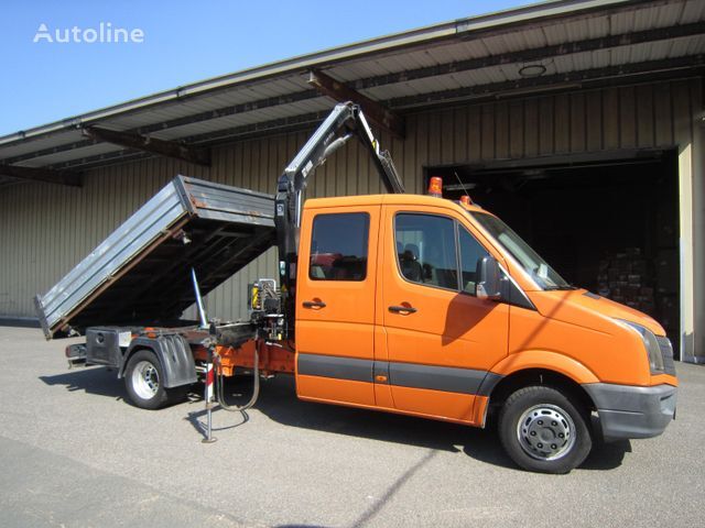 Volkswagen Crafter Doka Kipper Kran Euro5 EEV Tüv German kiper