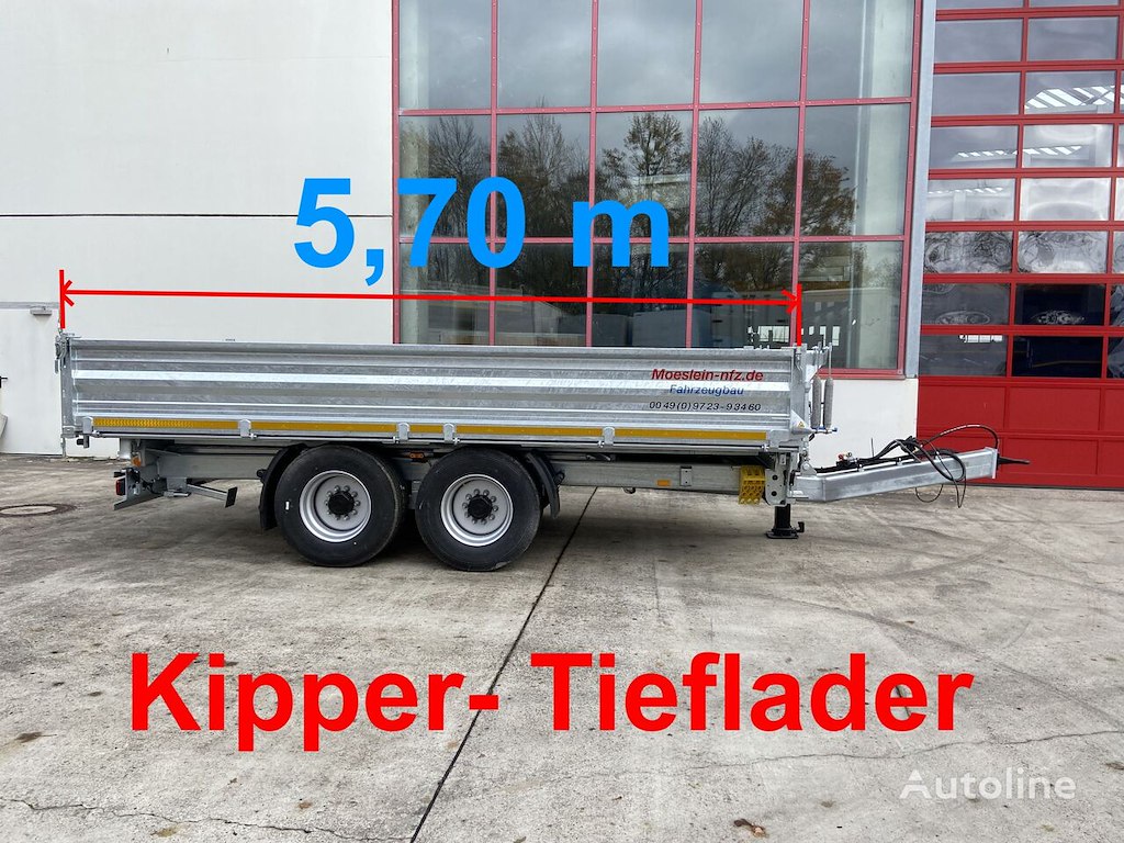 Nova Möslein TTD 14 5,70 m 14 t Tandem- Kipper Tieflader 5,70 m lang, Breite prikolica kiper