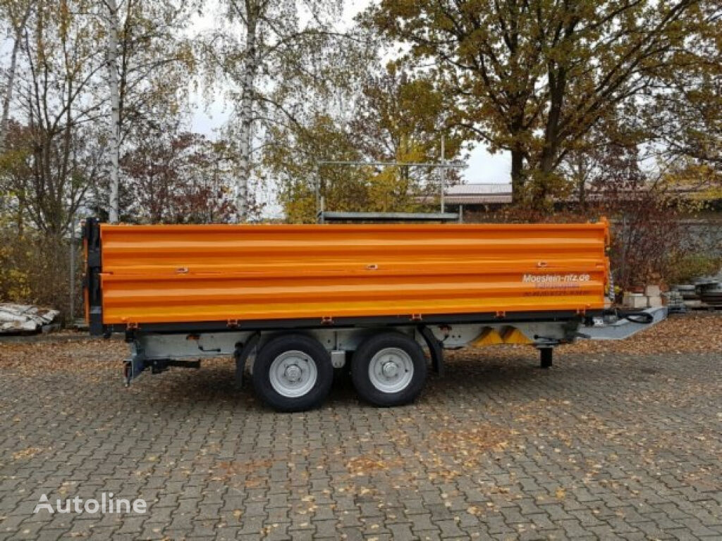 Nova Möslein TTD13- BA Orange 13 t Tandem Kipper Tieflader mit Bordwand- Auf prikolica kiper