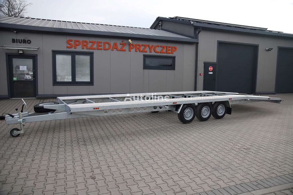 Nova Gala Stalowo-Aluminiowa 8.5x2.05 Koła 14C 850kg DMC 3500 kg prikolica autotransportera