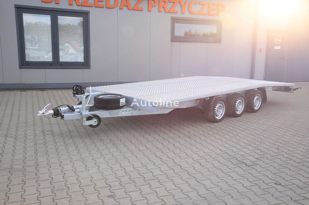 Nova Niewiadów Jupiter 5x2.1+alu ryfel 3 osie DMC 3500 kg Koła 195R13C prikolica autotransportera