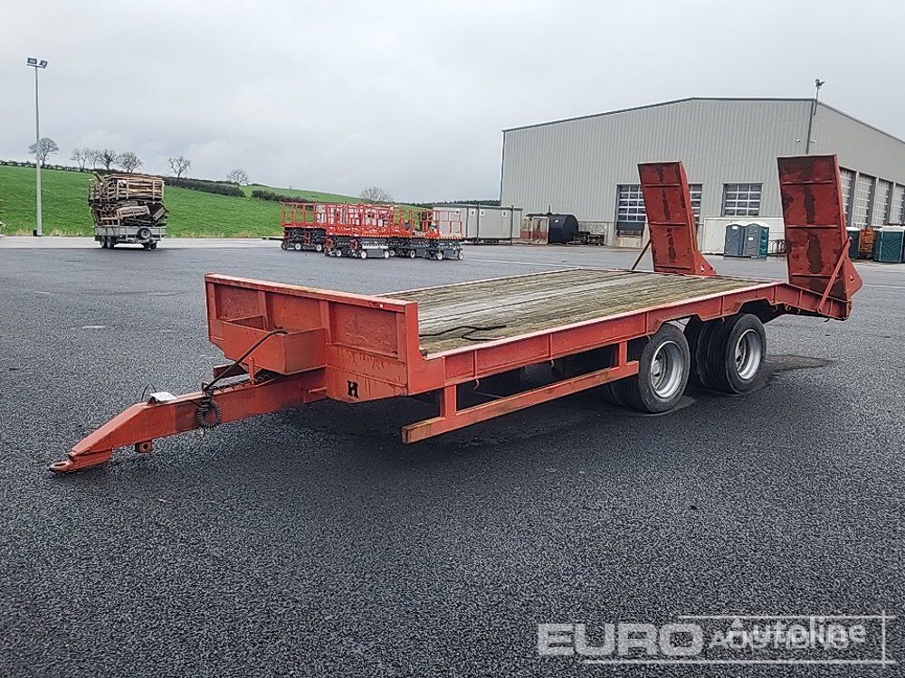 Prodaje se Herbst Low Loader Trailer, Ramps prikolicu za građevinske strojeve na aukciji