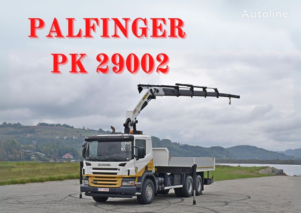 Scania P 420* PRITSCHE 6,40m * PK 29002+FUNK * 6x4 kamion s ravnom platformom