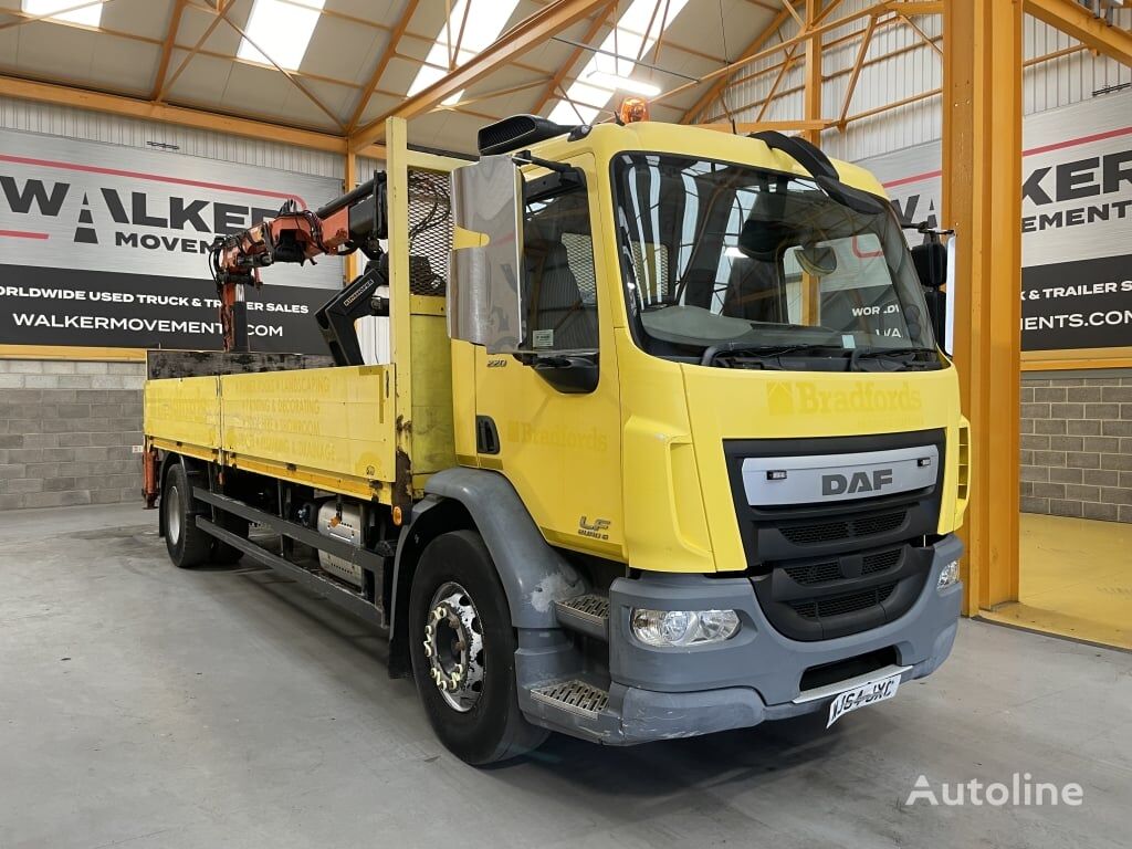 DAF LF220 *EURO 6* 4X2 18 TONNE BRICK GRAB – 2014 – WJ64 JXC kamion s ravnom platformom