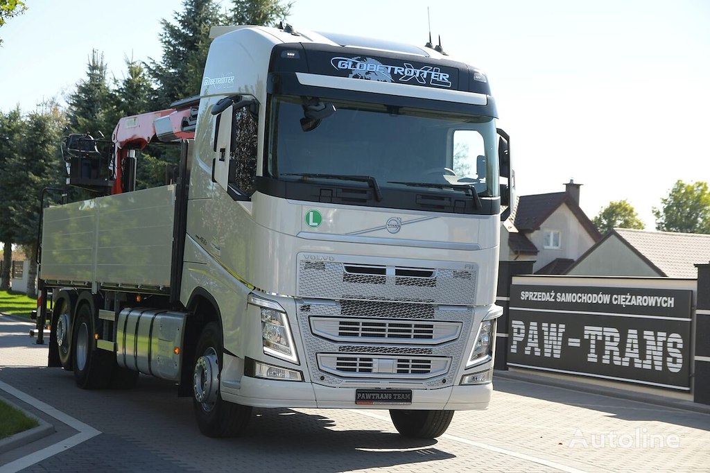 Volvo FH460 /// PALFINGER 1800L /// PRZEB 245 TYŚ JAK NOWY kamion s ravnom platformom