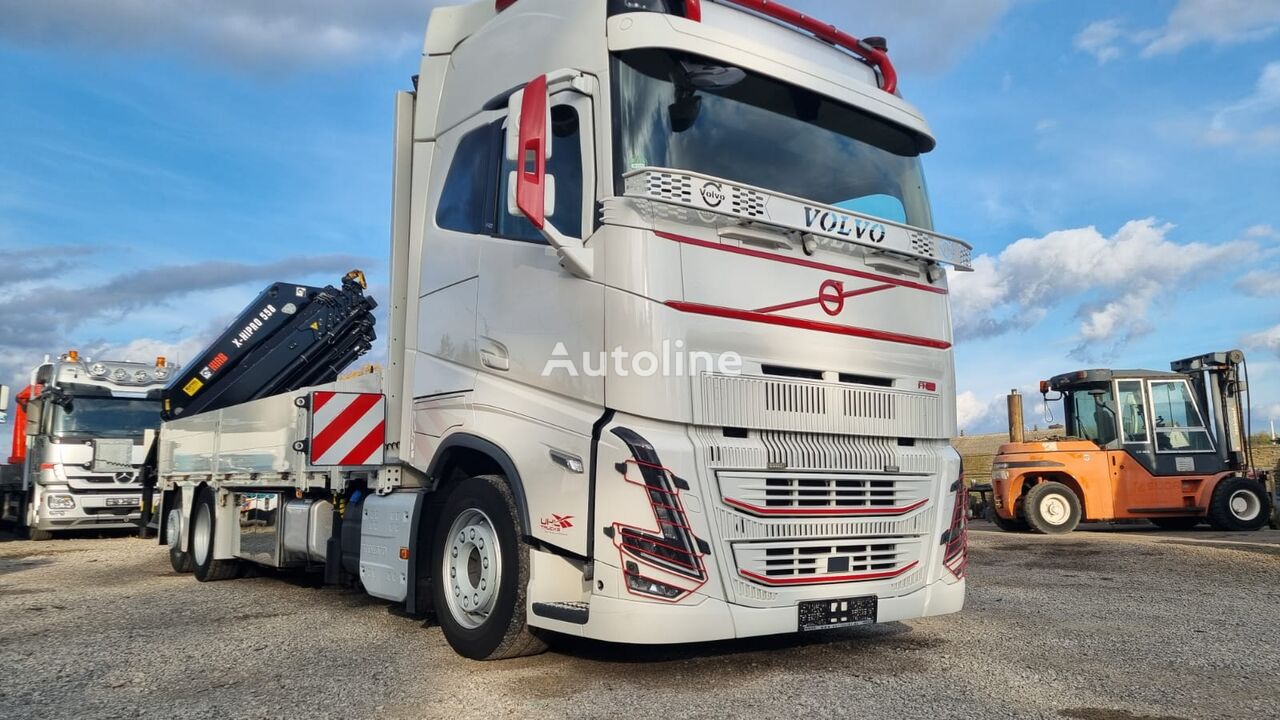 Volvo FH 16 650 HIAB 558 TOP EDITION kamion s ravnom platformom