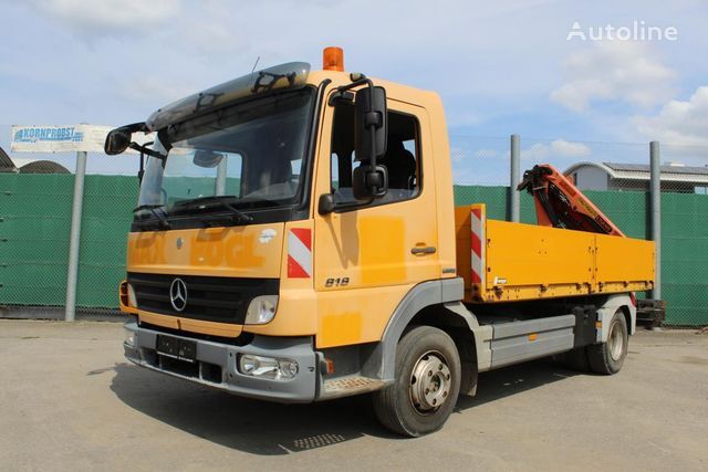 Mercedes-Benz 818 4x2 BL - KRAN PALFINGER PK4501 - Nr.: 799 kamion s ravnom platformom