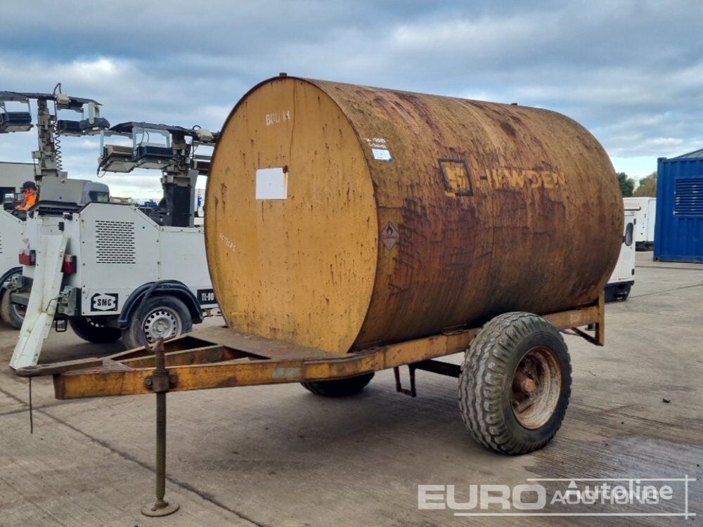 Prodaje se Single Axle Bunded Fuel Bowser, Manual Pump prikolicu cisternu za gorivo na aukciji