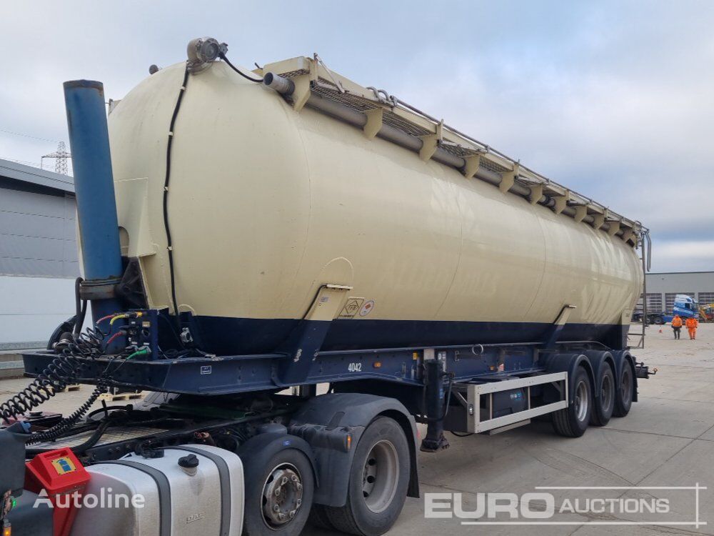 Prodaje se Feldbinder 2008 Feldbinder Tri Axle Tanker Trailer cisternu silos na aukciji